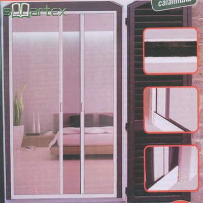 Anti Insect Roll Up Fly Screen Door Easy Install Easy Cleaning With No Smell