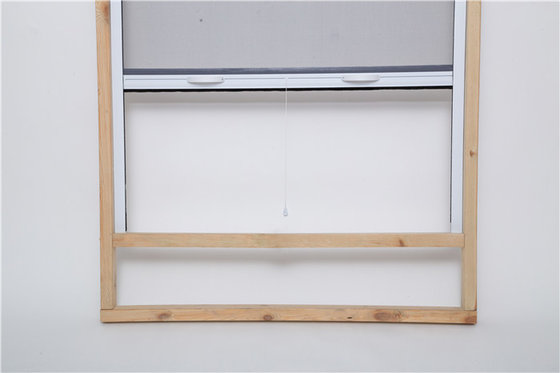 CE Certificate Fiberglass Roller Fly Screen Window With Powder Coating Surface