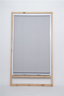 CE Certificate Fiberglass Roller Fly Screen Window With Powder Coating Surface