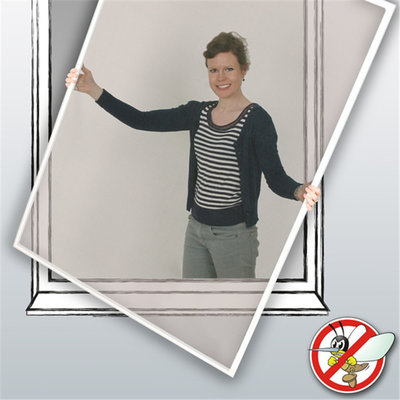 Aluminum Alloy Fly Screen Frame , Easy Install Window Mesh Screen Frame