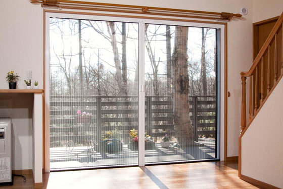 Easy Installation Retractable Insect Screen Door Low Maintenance