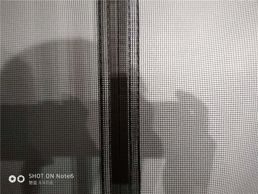 DIY Magnetic Screen Door Curtain , Flyscreen Magnetic Door Curtain With No Screws
