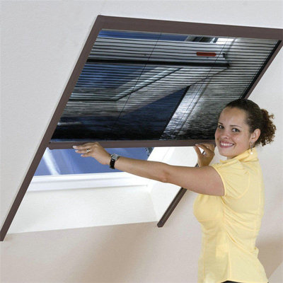 Anti Mosquito Pleated Fly Screen Simple With European Style Design