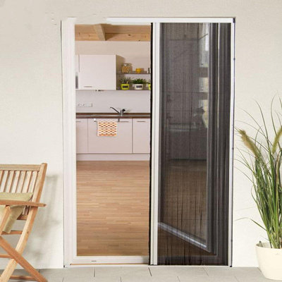 Environmentally Friendly Plisse Screen Door European Style With High Durability