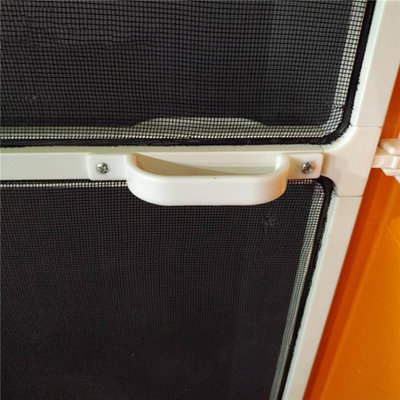 Simple Installation Fly Screen Mesh Door Grey / Black Mesh Color