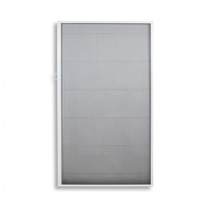 Eco Friendly Plisse Screen Door Aluminum Alloy Material Easy Opening And Closing