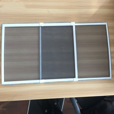 Durable Retractable Insect Screen , Spacing Saving Retractable Mosquito Screens