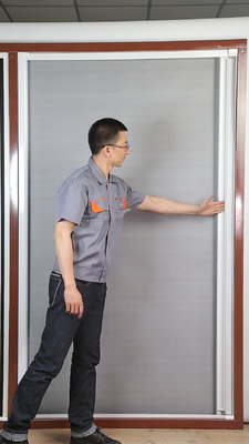 Easy Washing Roller Fly Screens For Patio Doors With Graceful And Generous Appearance