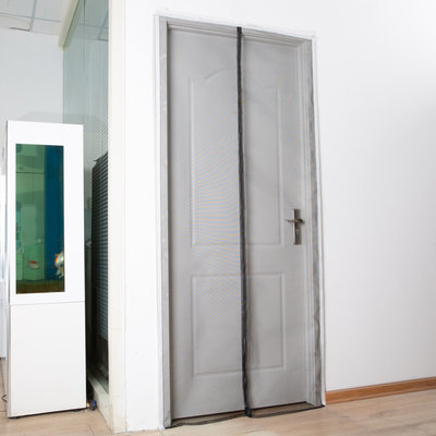 Fiberglass Magnetic Screen Door Curtain Commercial Easy To Assembling