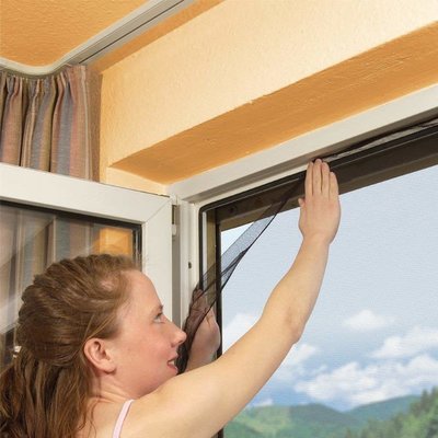 DIY Design Polyester Insect Screen Window Anti Mosquito Easy Install