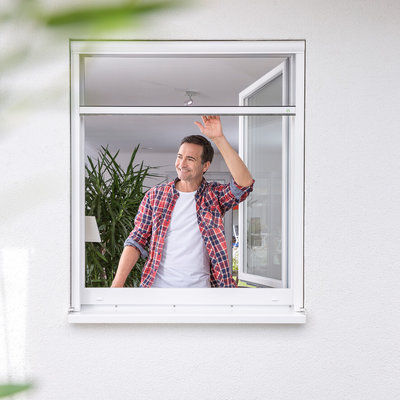Deluxe Design Extensible Retractable Fiber Roller Insect Screen Window Waterproof