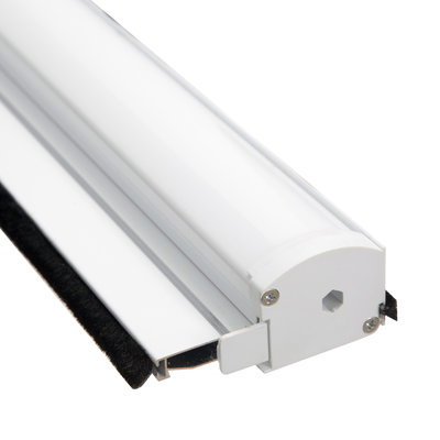 Windproof DIY Roller Fly Screen , Alumilun Frame Retractable Roller Insect Screen Window