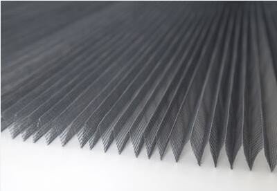Mosquito Plisse Insect Screen / Polyester Pleated Mesh Folding Net