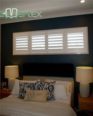 Louver PVC Plantation Window Shutters L Frames 63mm 89mm 114mm