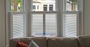 Cafe Style Hidden Tilt Rod Clearview Pvc Plantation Shutters For Bathroom Outdoor Patio Window
