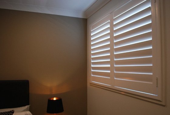 Bifolding Sliding Interior PVC Plantation Shutters For Bathroom Window Door