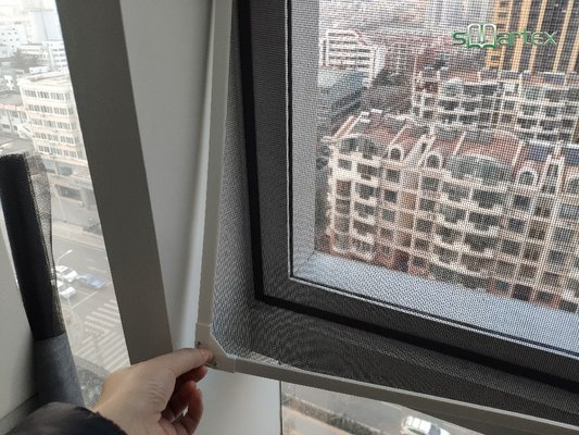 Fitted Magnetic Window Fiberglass Insect Screen For Awning Patio Doors
