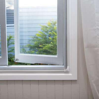 Fitted Magnetic Window Fiberglass Insect Screen For Awning Patio Doors