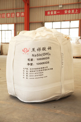 Glass Clarifying Defoamer Sodium Pyroantimonate NaSbO3*3H2O Chemical Formula