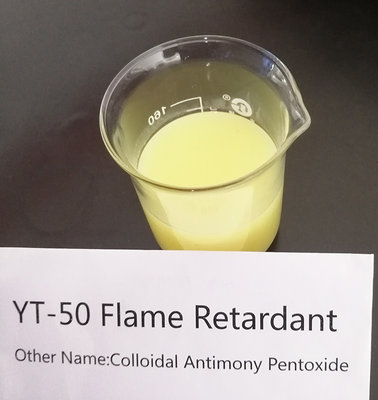 Iso Colloidal Antimony Pentoxide Useful For PVC , PET / PBT Fiber Anti Flaming