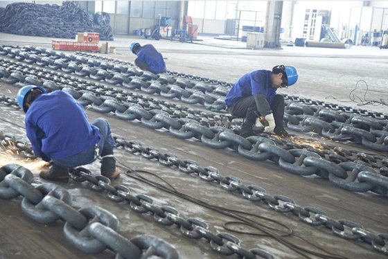 fast delivery rizhao marine ship anchor chain in stocks with LR NK BV ABS CCS certificate supplier