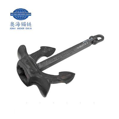 Hall Type a, B, C Cast Iron Ship Anchor with Lrs ABS BV Dnv Gl Nk Kr Rina CCS Rmrs Certificate supplier