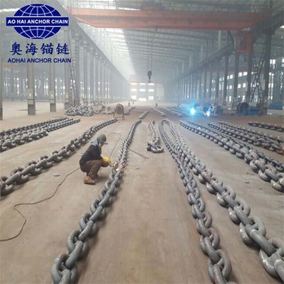 China aohai anchor chain qingao anchor chain jiangsu aohai factory supplier in stocks with long warranty supplier