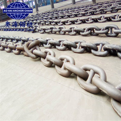 China high quality low price aohai marine ship anchor chain factory with super long warranty supplier