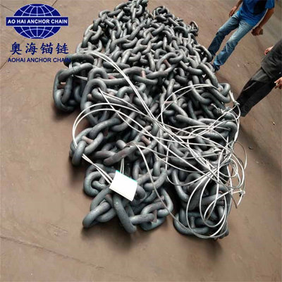 China largest and best jiangsu aohai marine anchor chain factory with NK BV KR certificate supplier