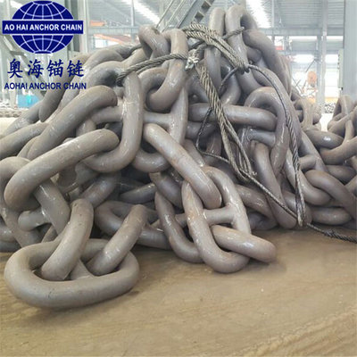 China largest and best jiangsu aohai ship anchor chain factory with NK BV KR certificate supplier