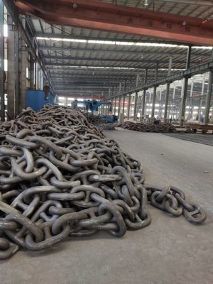 jinangsu aohai 87mm anchor chain factory with LR NK BV certificate supplier