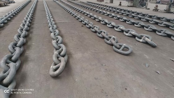 aohai 76mm 78mm  87mm anchor chain in stocks with ABS CCS KR certificate supplier
