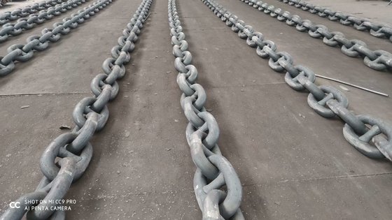 aohai 76mm 78mm  87mm anchor chain in stocks with ABS CCS KR certificate supplier