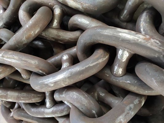 aohai 73mm 95mm anchor chain in stocks with ABS CCS KR certificate supplier