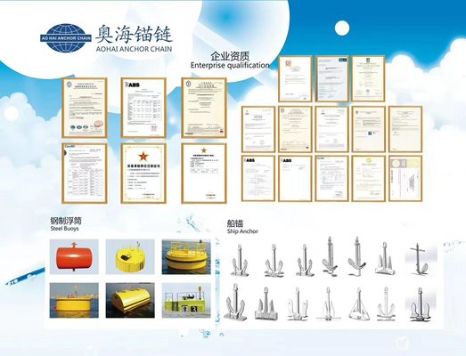aohai 73mm 95mm anchor chain in stocks with ABS CCS KR certificate supplier