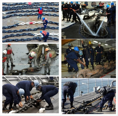 jiangsu aohai 76mm anchor chain factory in stocks with LR NK BV certificate supplier