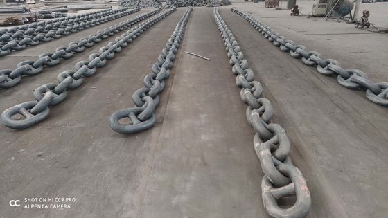 China aohai 78mm anchor chain factory in stocks with LR NK BV certificate supplier