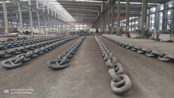 China aohai 78mm anchor chain factory in stocks with LR NK BV certificate supplier