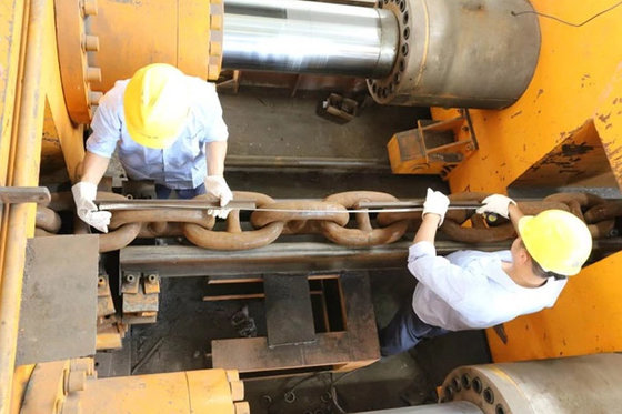 Qingdao Aohai Shipping Equipment aohai 81mm marine ship anchor chain with NK BV certificate supplier