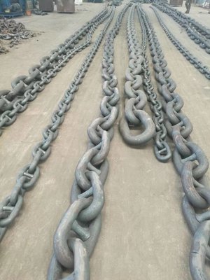 Qingdao Aohai anchor chain 50mm 81mm 87mm marine ship anchor chain with NK BV LR certificate supplier