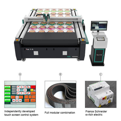 cnc corrugated cardboard cutting machine | Flatbed cutting machine