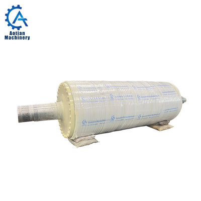 Fourdrinier Paper Machine Jumbo Grooved Rubber Press Roll Blind Drill Roll