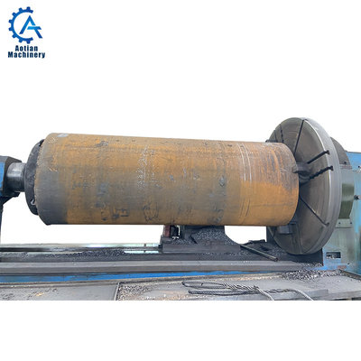 Fourdrinier Paper Machine Jumbo Grooved Rubber Press Roll Blind Drill Roll