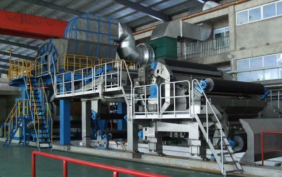 Raw Material Waste Paper Recycle Paper Virgin Pulp 1092mm Tissue Toilet Making Machine