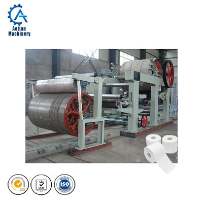 Automatic Toilet Paper Production Machine Line Waste Paper Pulp Tissue Tolet Paper Machine