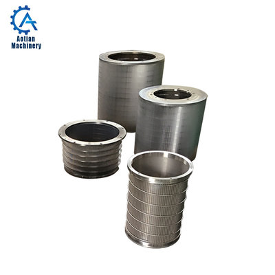 Paper Pulp Making Machines Stainless Steel Pressure Screen Basket For Paper Mill
