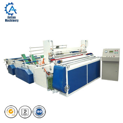 China Supplier Toilet Paper Converting Machine Punching and Rewinding Machine for Paper Mill