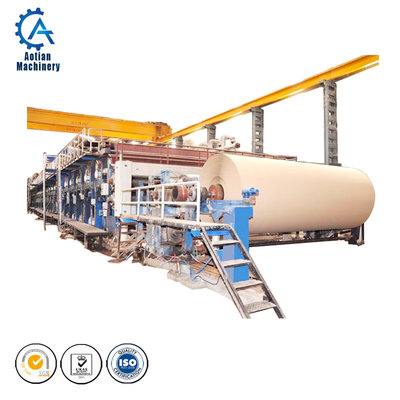 Second Hand Kraft Paper Making Machine Corrugated Cardboard Machine Fourdrinier Fluting Paper Machine