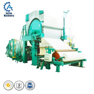 Raw Material Waste Paper Recycle Paper Virgin Pulp 1092mm Tissue Toilet Making Machine