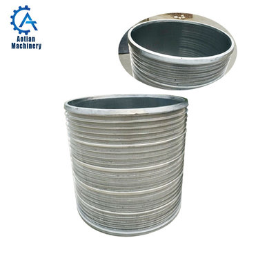 Paper Pulp Making Machines Screen Basket Outflow Screen Basket Stainless Steel Pressure Screen Basket
